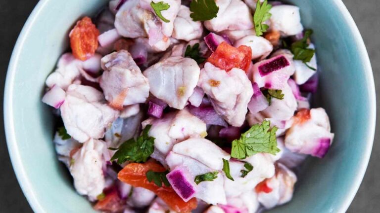 Infinity Blue Barramundi - Barramundi & Red Onion Ceviche